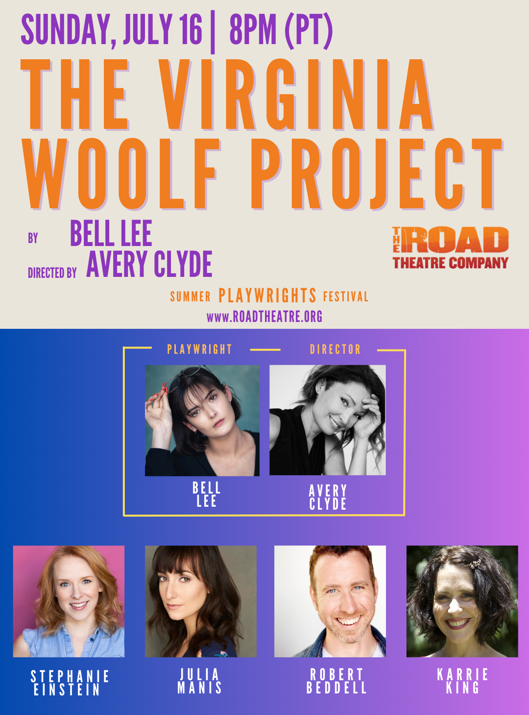 SPF 14: The Virginia Woolf Project - The Road Theatre Company